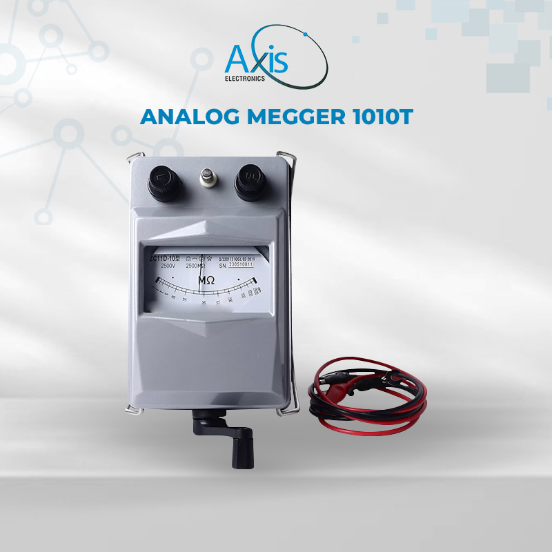 Analog Megger 1010T – Axis Electronics Pvt Ltd