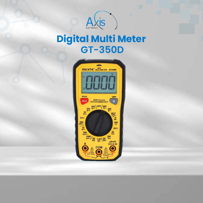 Digital Multi Meter GT-350D – Axis Electronics Pvt Ltd