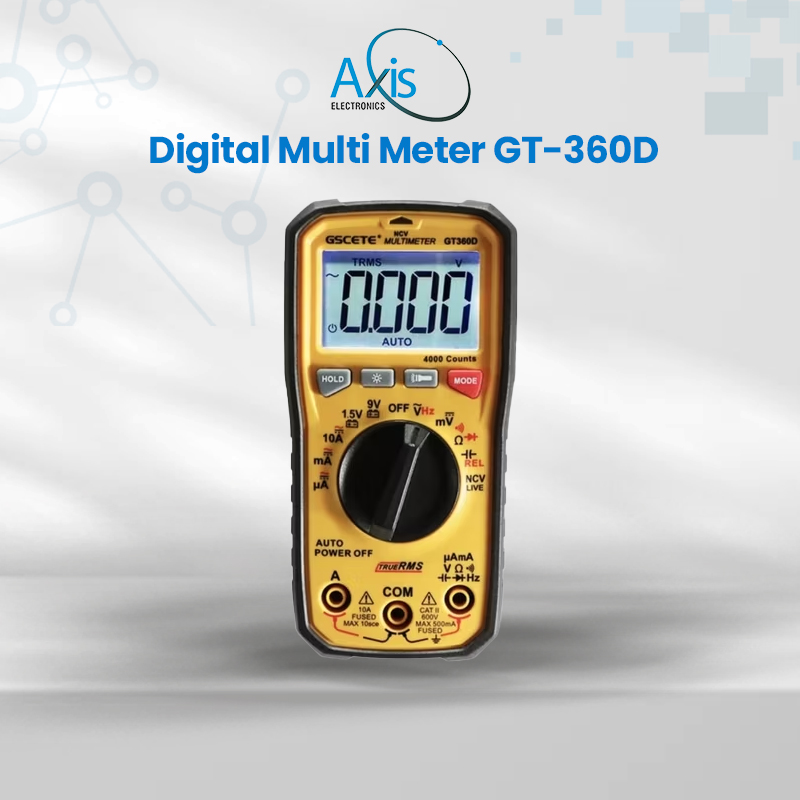 Digital Multi Meter GT-360D – Axis Electronics Pvt Ltd