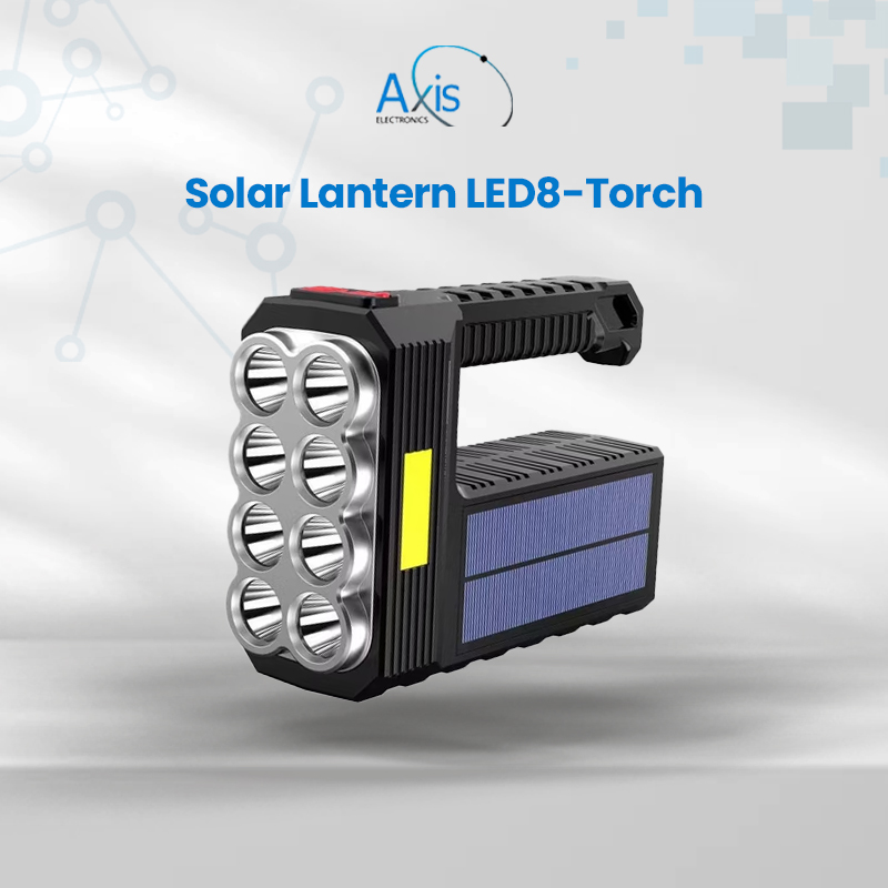 Solar Lantern LED8-Torch – Axis Electronics Pvt Ltd