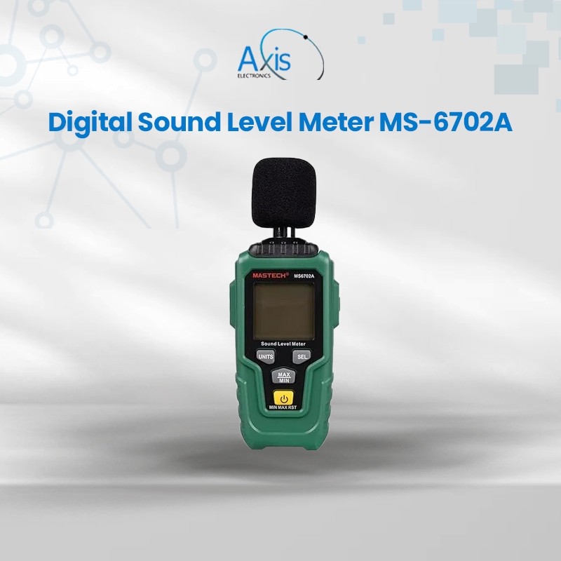 Digital Sound Level Meter MS-6702A – Axis Electronics Pvt Ltd