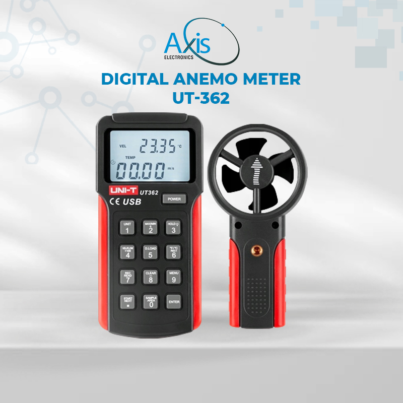 Digital Anemo Meter UT-362 – Axis Electronics Pvt Ltd
